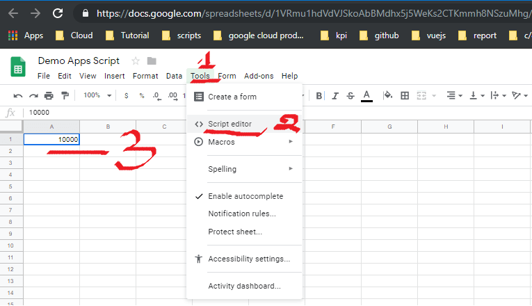 Google Apps Script và Ứng Dụng Trong Google Sheet