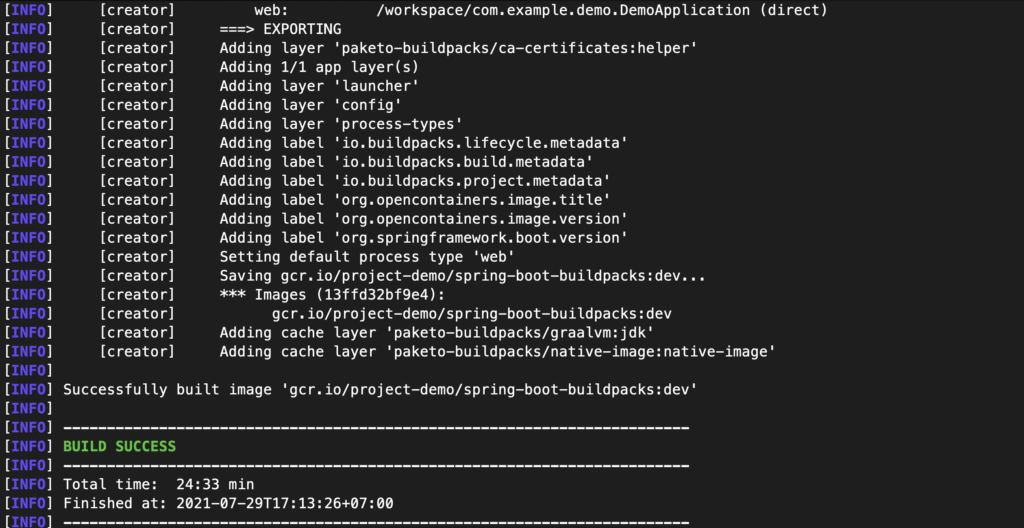 Spring Native: Optimize Docker Image using Cloud Buildpacks Spring Native: Optimize Docker Image using Cloud Buildpacks