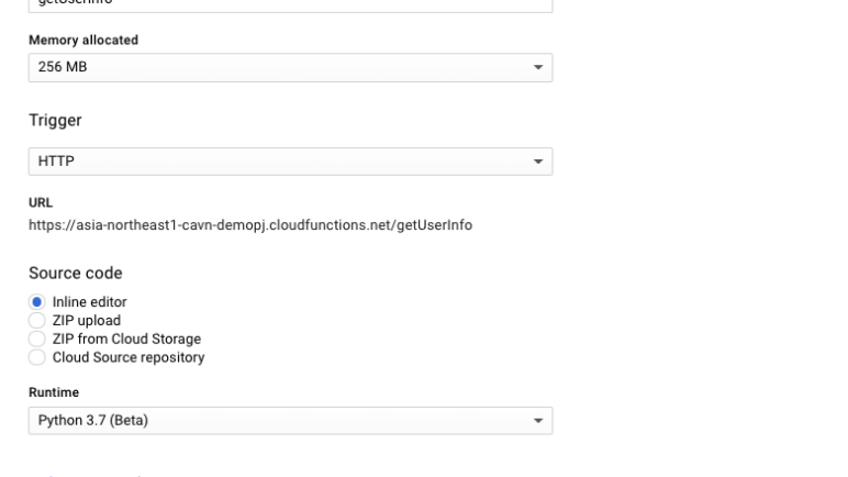 Create Restful API with Google Cloud Functions
