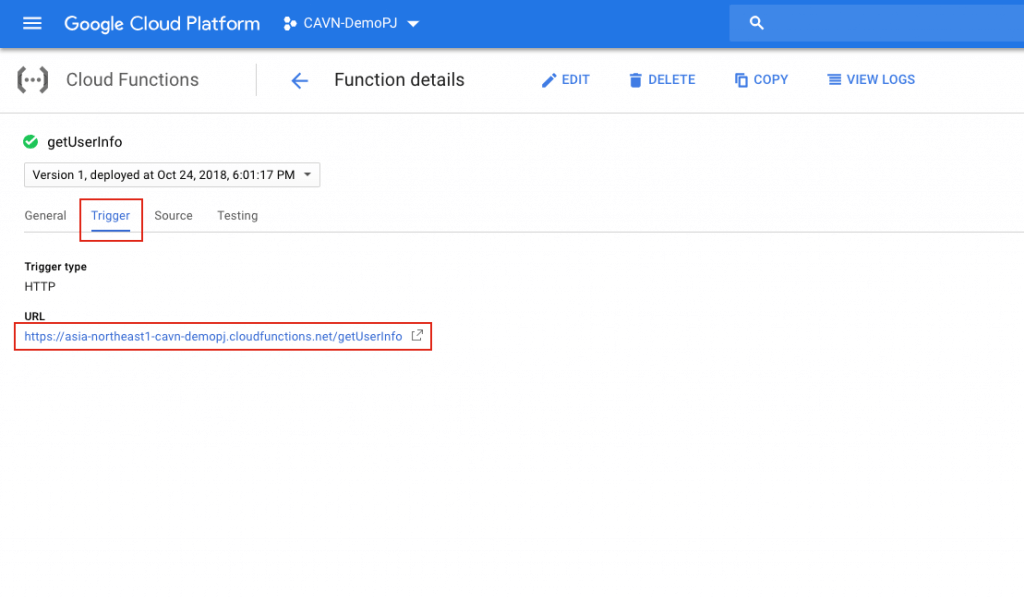 Create Restful API with Google Cloud Functions