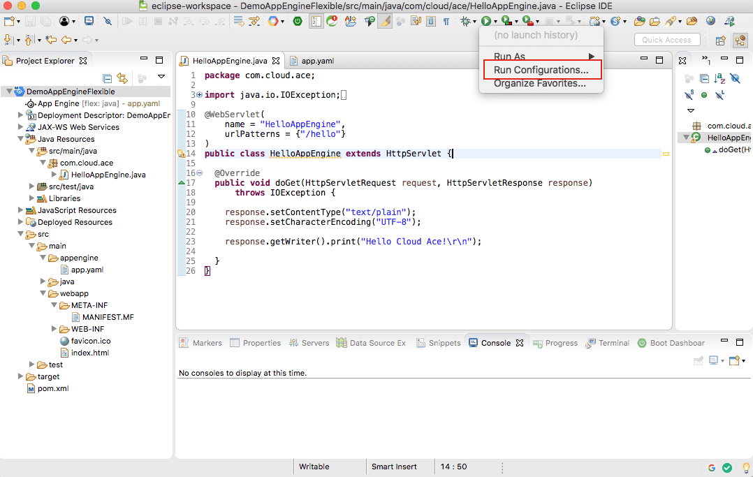 Hướng dẫn tạo và deploy Java Web lên App Engine Flexible
