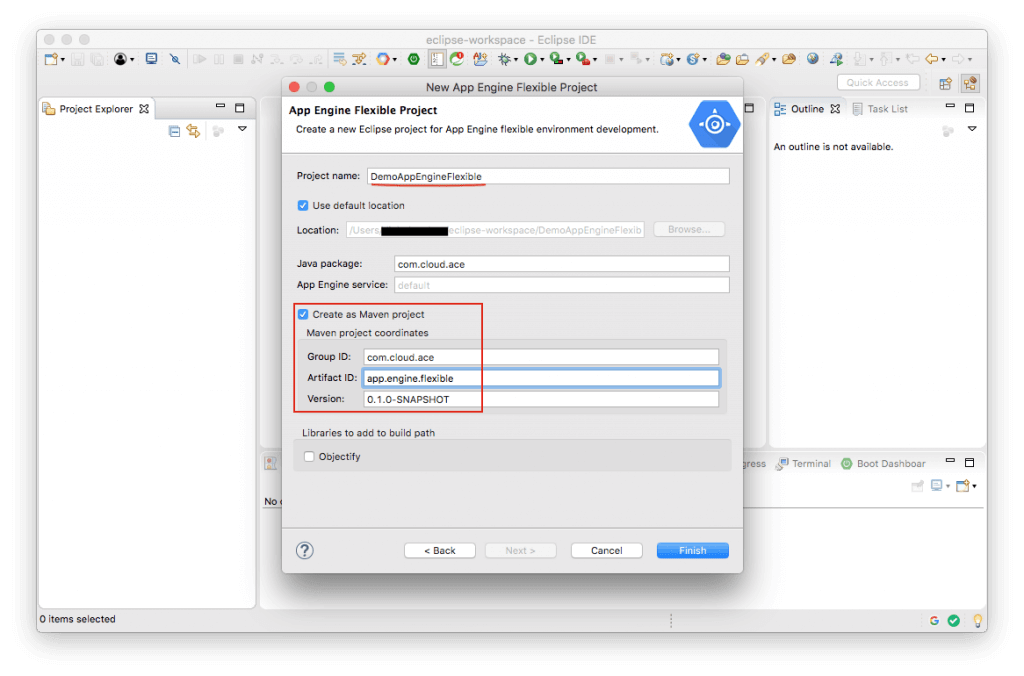 Hướng dẫn tạo và deploy Java Web lên App Engine Flexible