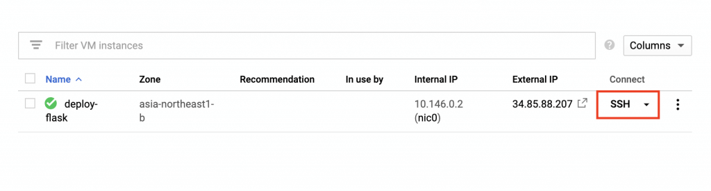Deploy Flask on Compute Engine