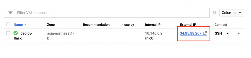 Deploy Flask on Compute Engine