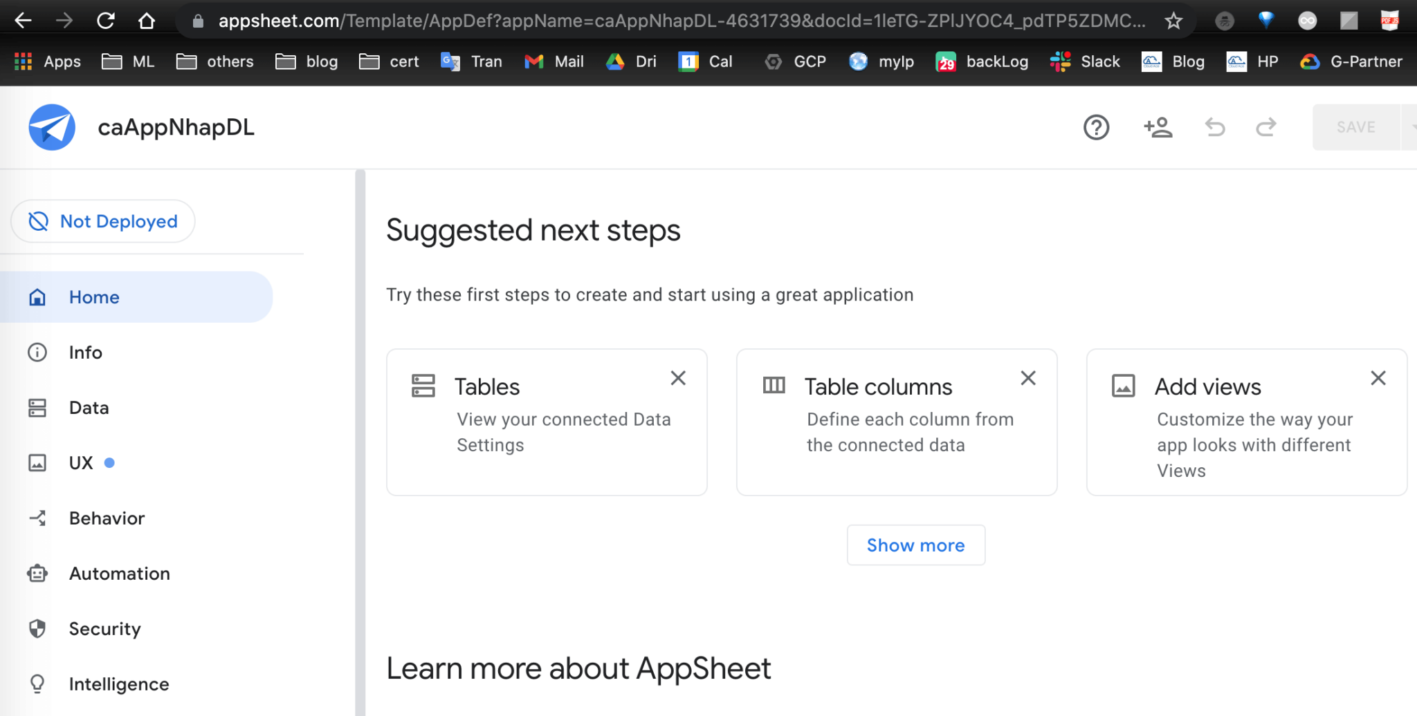 Cùng tạo ứng dụng trên nền AppSheet của Google Cloud