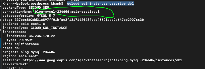 Connect tới Google Cloud SQL từ local | Technical Blog