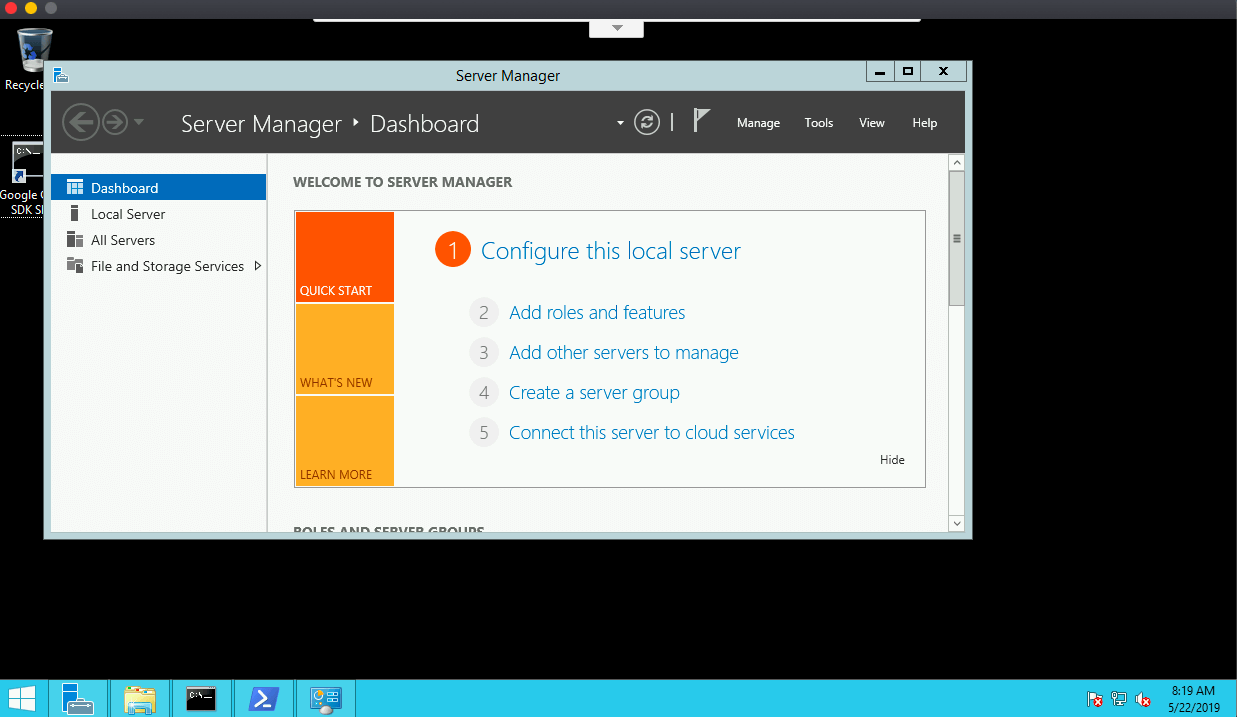 Tạo Windows server và connect tới nó trên Google Cloud Platform(GCP)