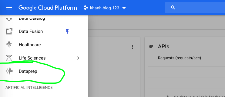 Thực hành Dataprep của GCP để làm sạch dữ liệu