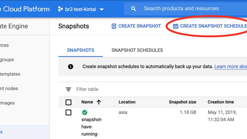 Giới thiệu các tính năng backup cho sản phẩm GCE (Phần 2)